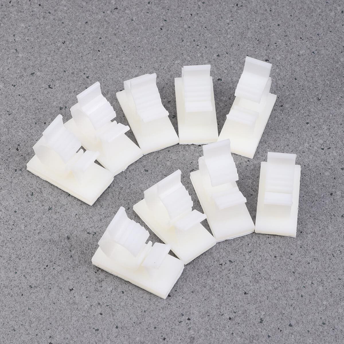 GOOHOCHY 20pcs Adjustable Cable Clips Self Adhesive Wire Fixed Clips ...