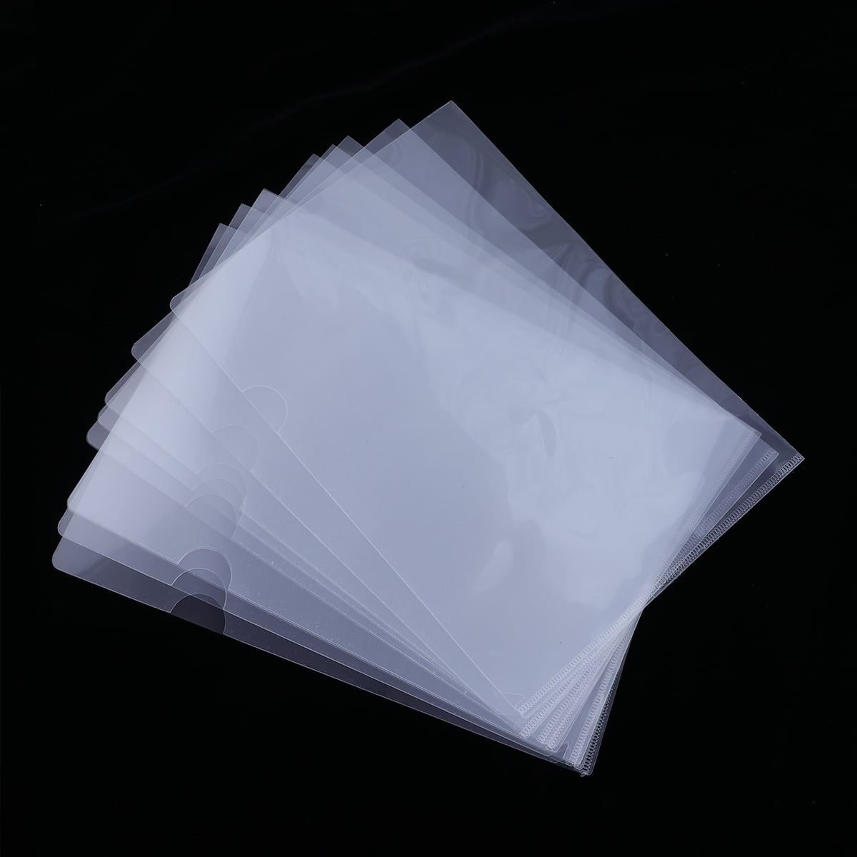 GOOHOCHY 20pcs Clear Document Folder L-Size Plastic Folder Copy Safe ...