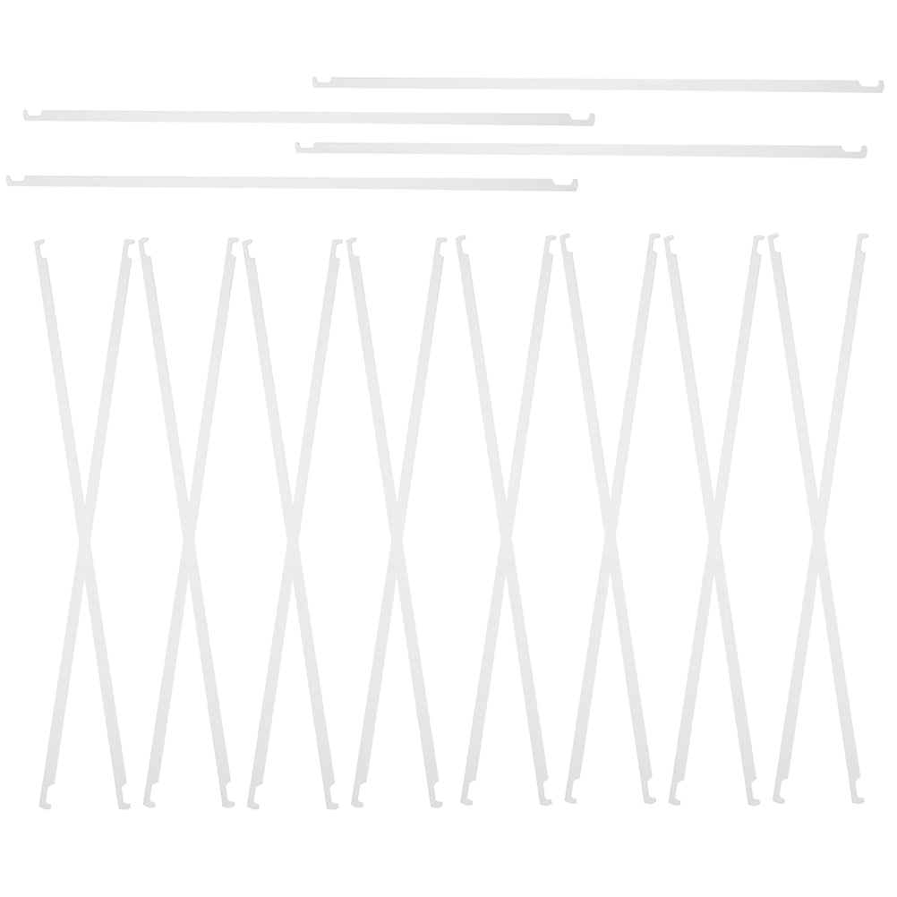 GOOHOCHY 20pcs Metal Hanging File Folders Hanging File Bar for Wall ...