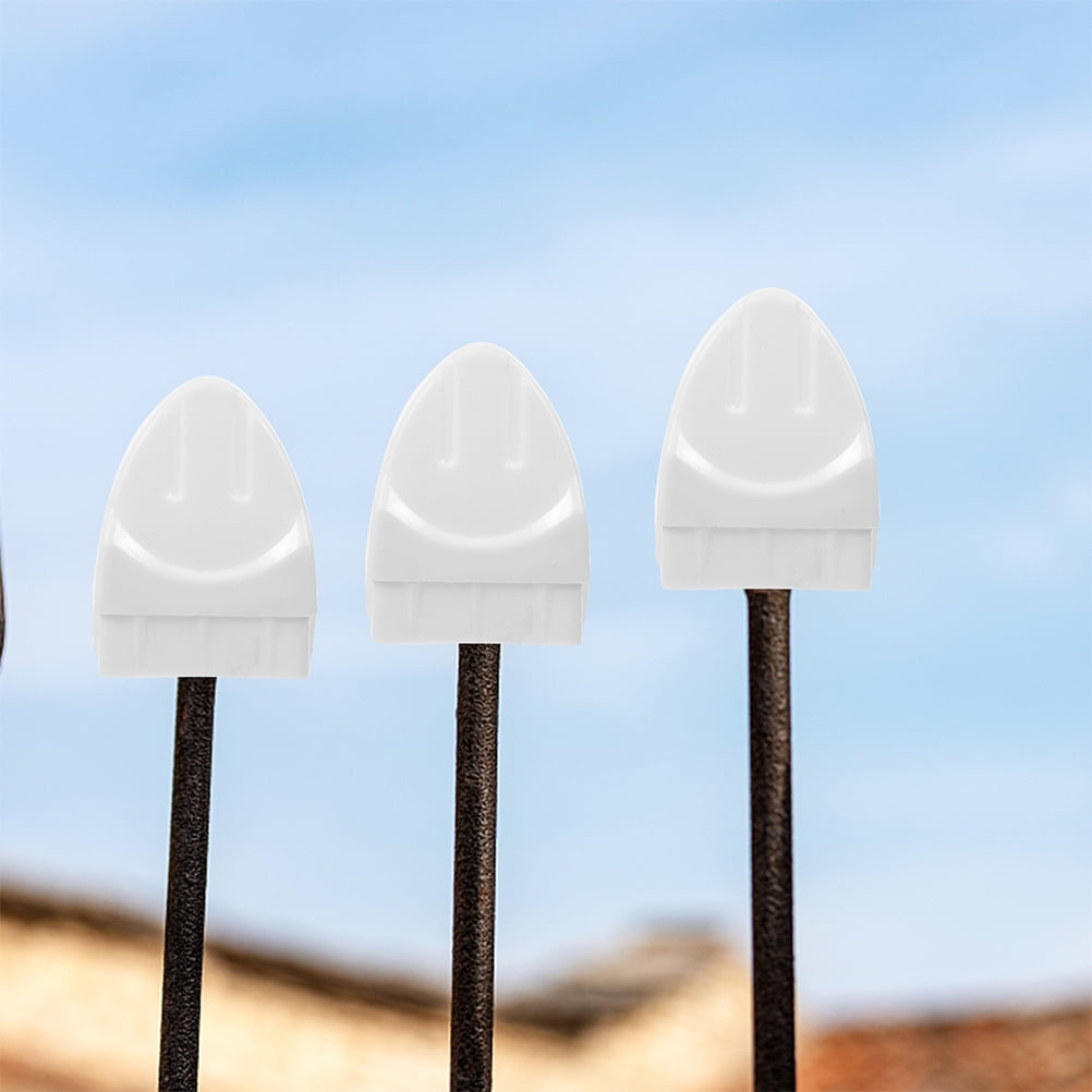 GOOHOCHY 20pcs Post Caps Wood Fence Post Bracket 2.08x1.57 Inch Plastic ...