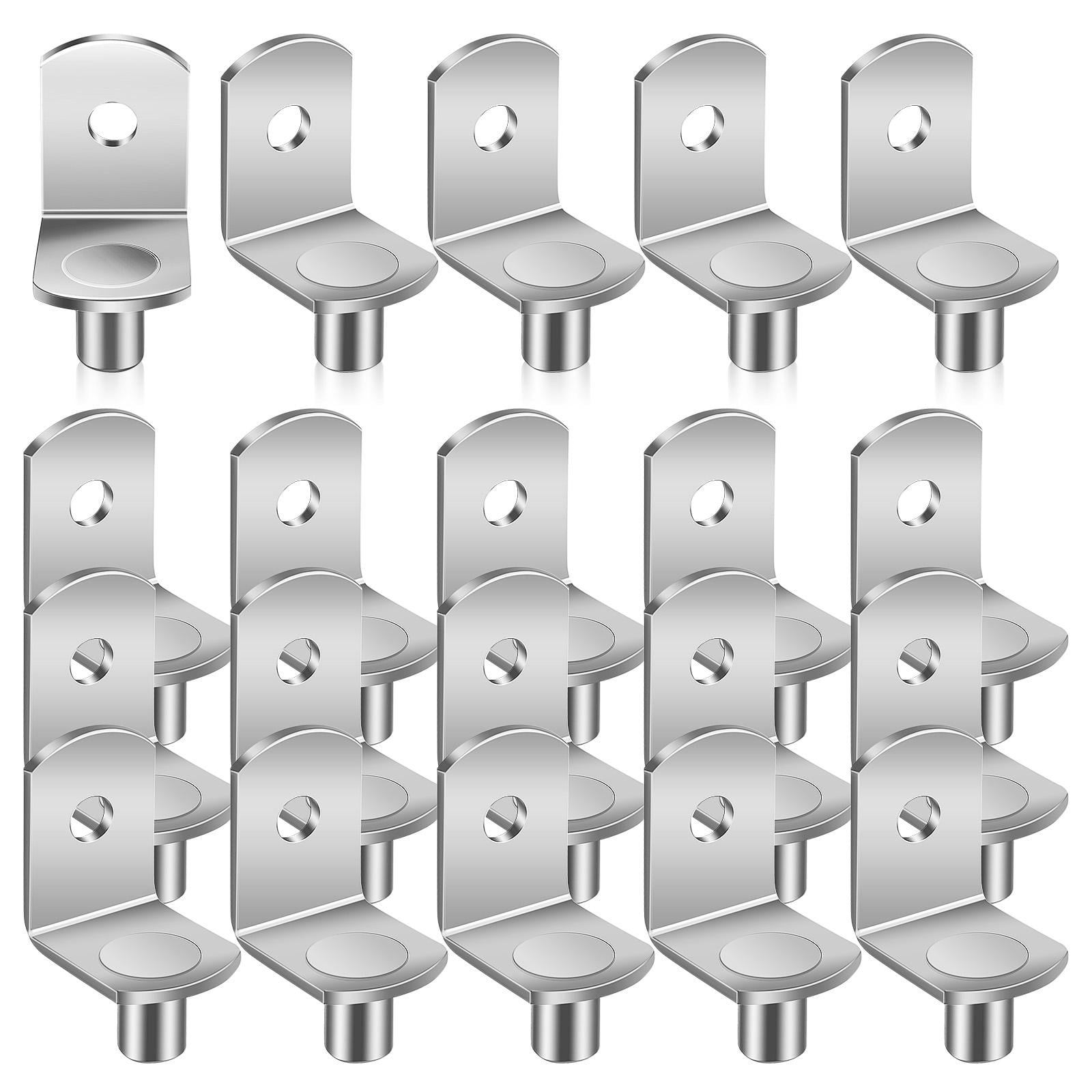 GOOHOCHY 20pcs Shelf Pegs L-Shaped Shelf Support Bookshelf Bracket Pegs ...