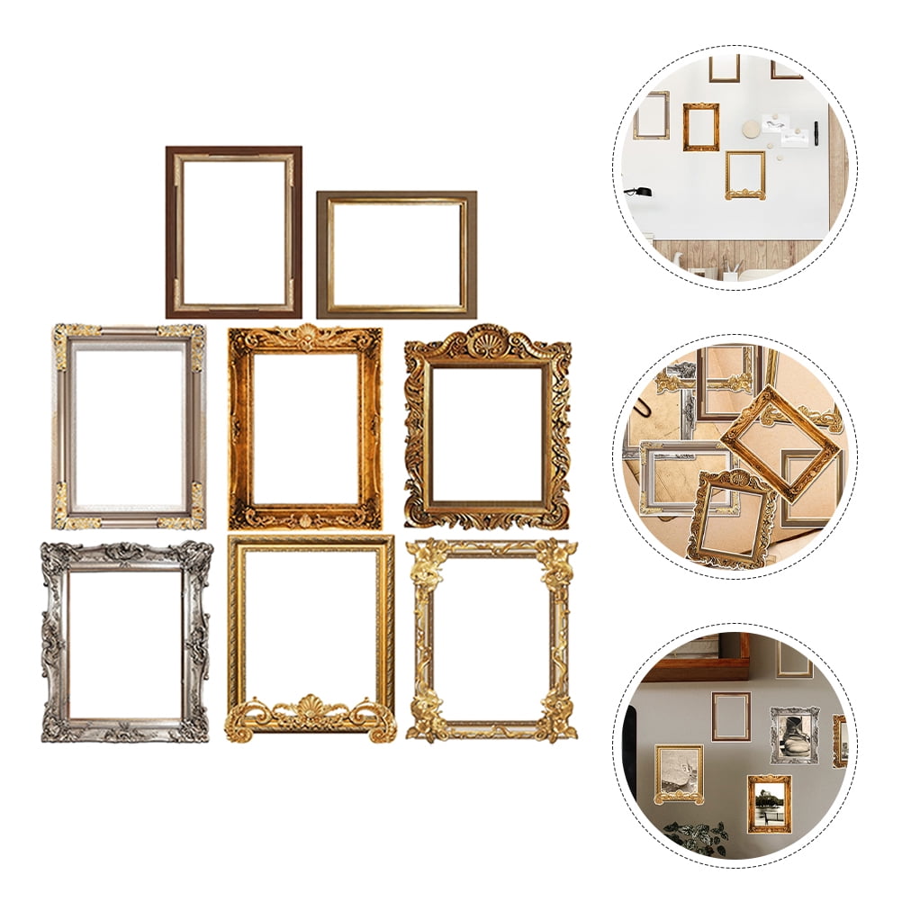 GOOHOCHY 24 Sheets Vintage Photo Frames Wall Stickers Family Picture ...