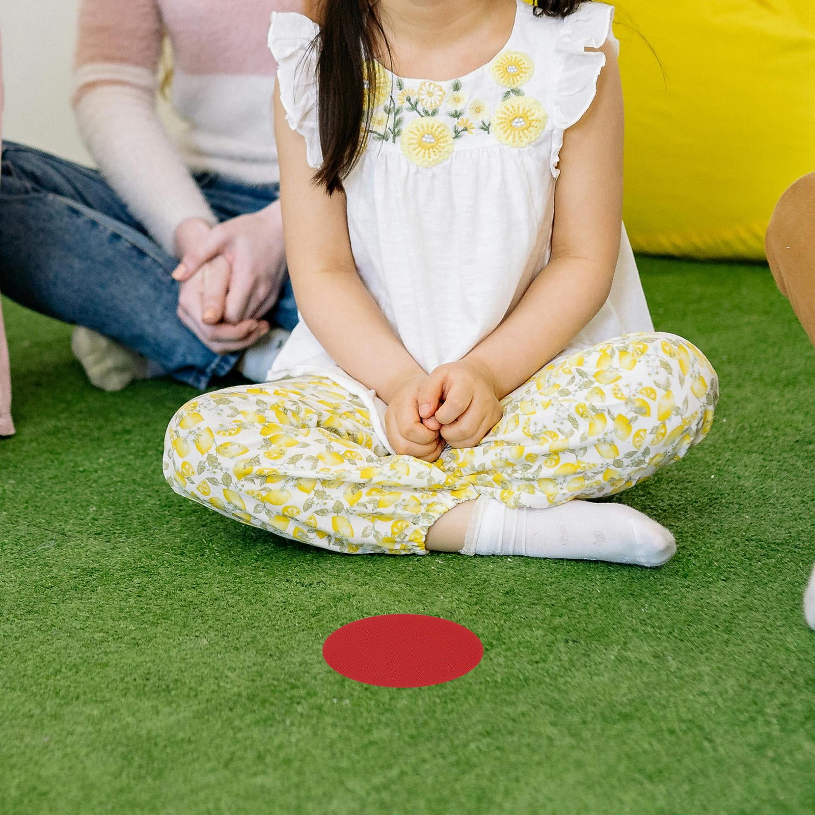 GOOHOCHY 24pcs Carpet Dots for Classroom Markers for Kids Sitting ...