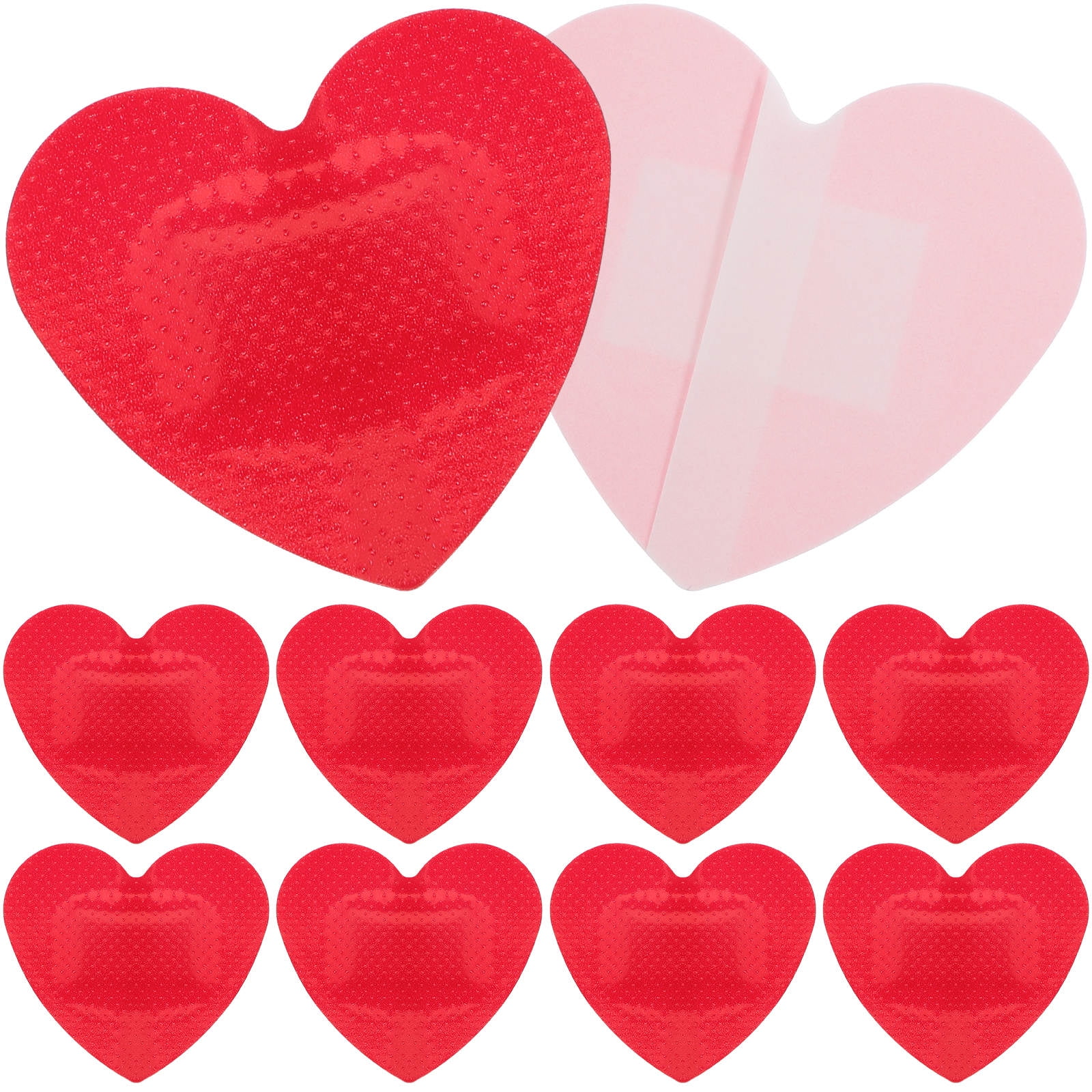 GOOHOCHY 25 Pcs Heart Shaped Adhesive Wound Patches Practical - Walmart.com