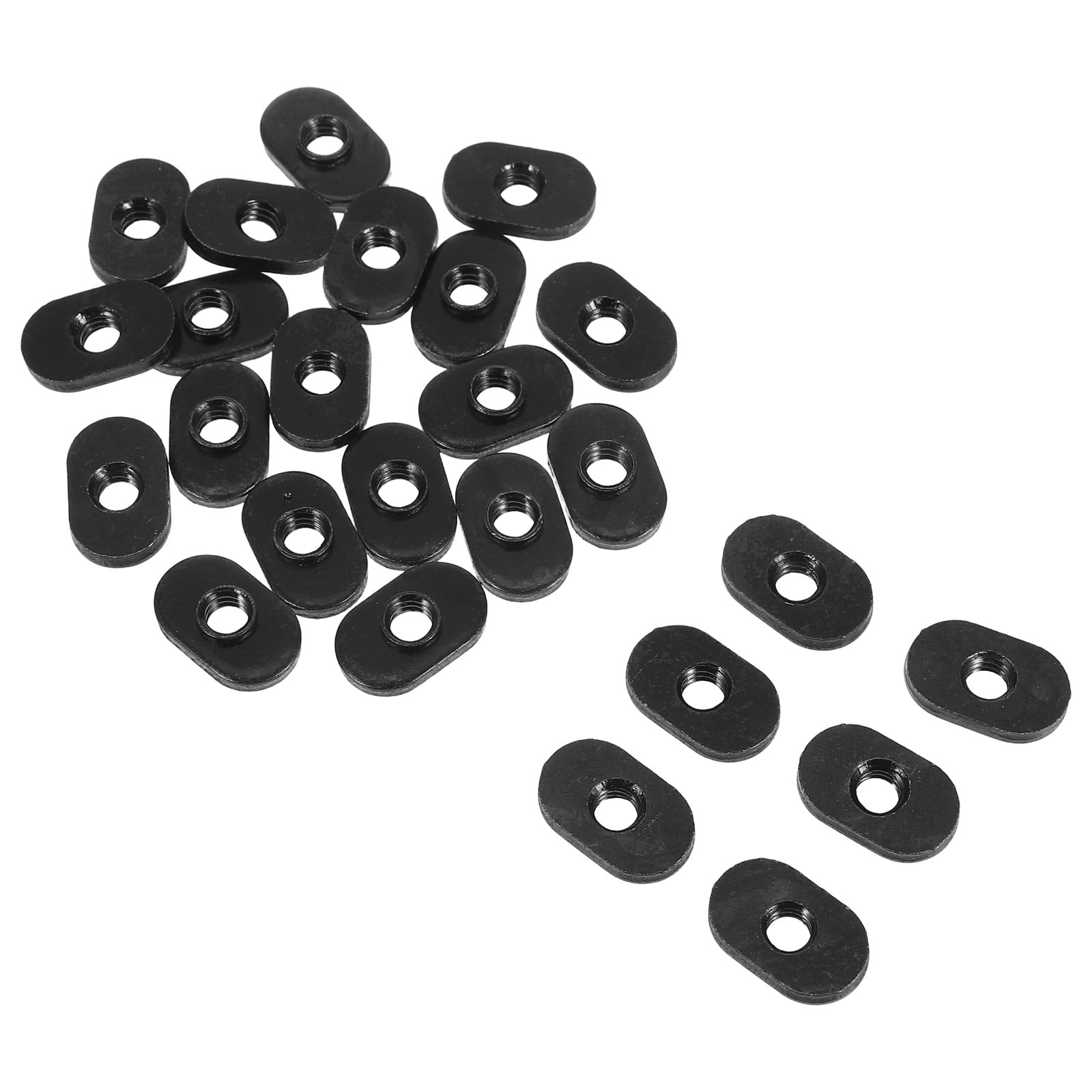 GOOHOCHY 25pcs Metal Slide-In T-Slot Nuts Easy Install T-Nut Blocks ...