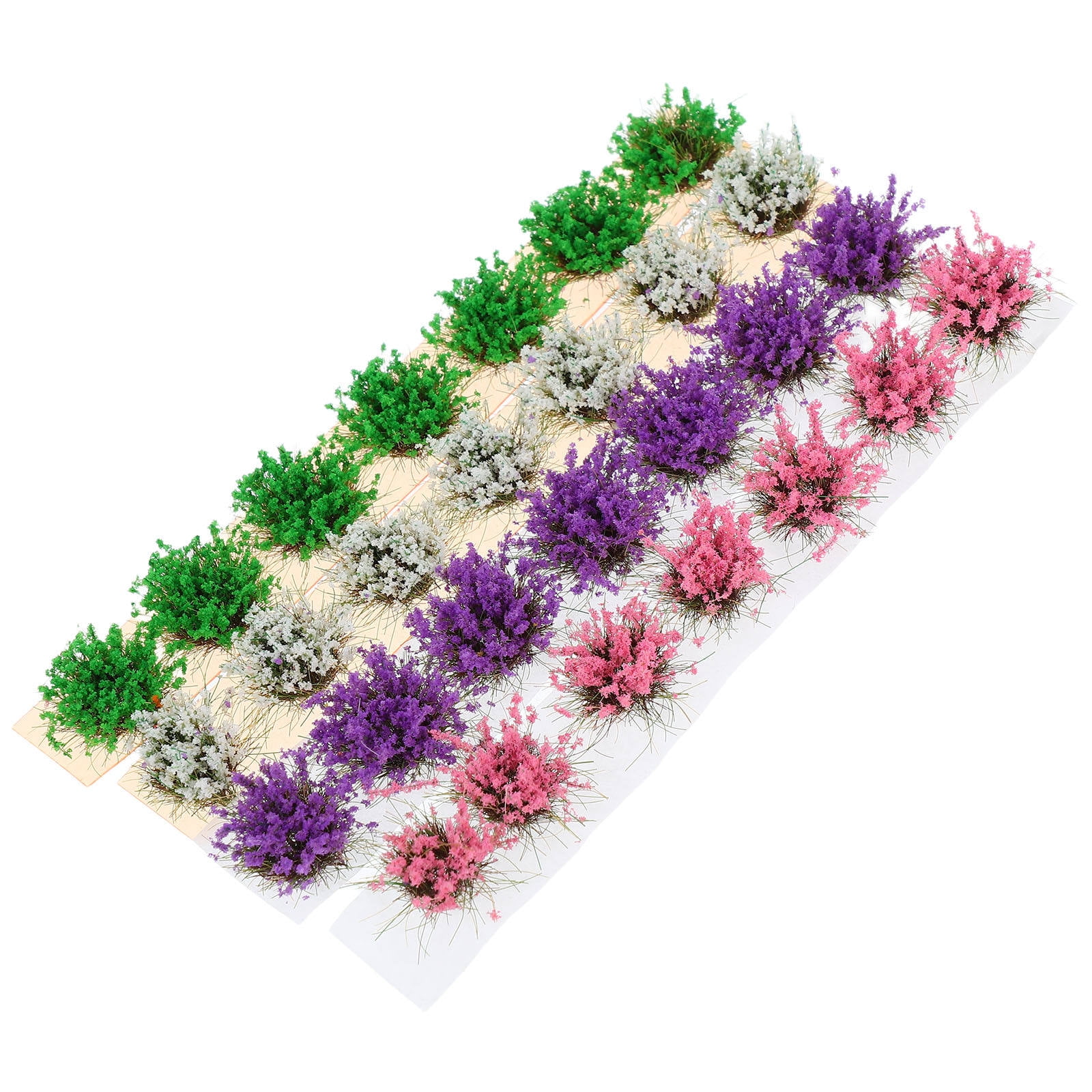 GOOHOCHY 28pcs Miniature Flowers for Crafts Artificial Mini Grass for ...