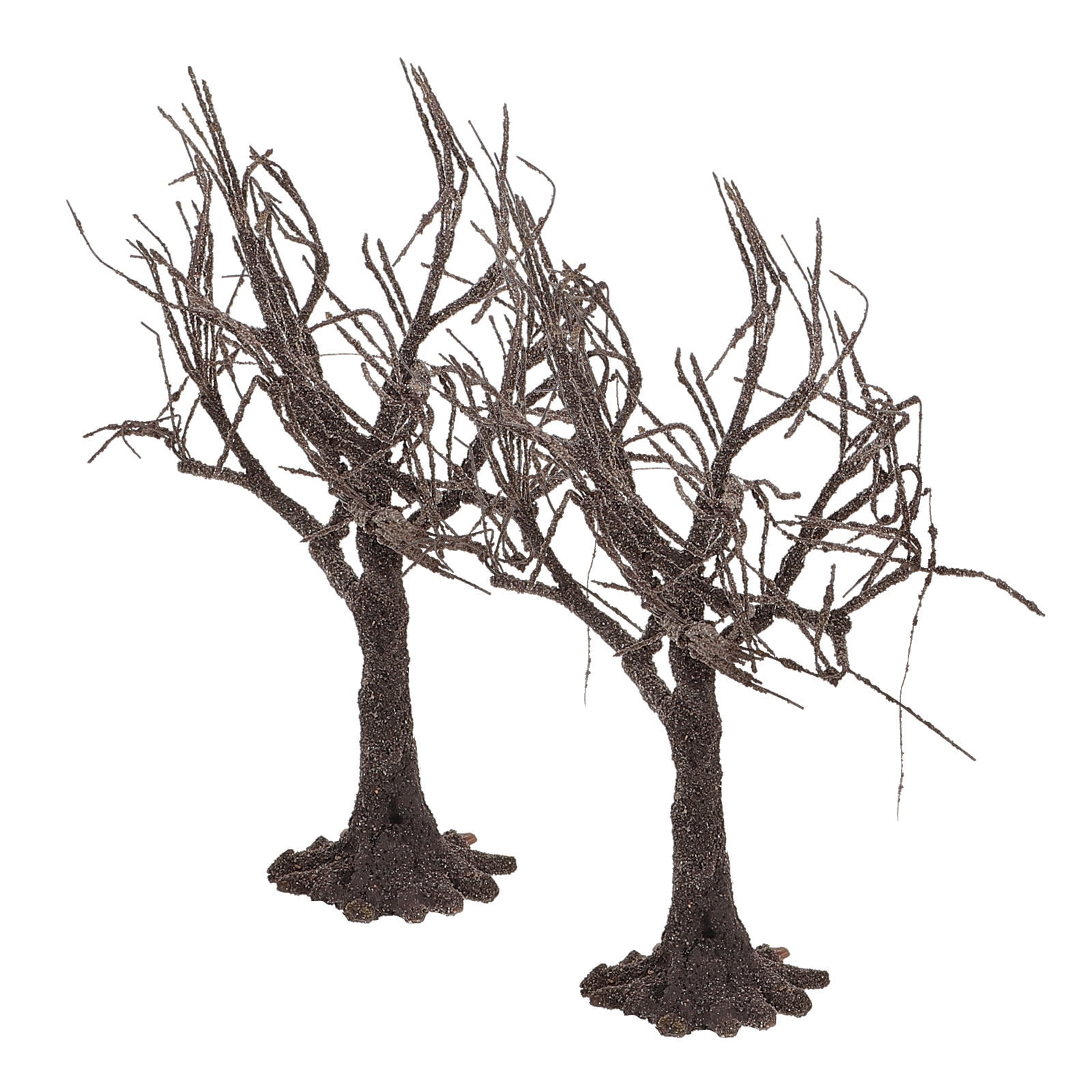 GOOHOCHY 2PCS DIY Sand Table Trees Model Realistic Tree Trunk for Model ...