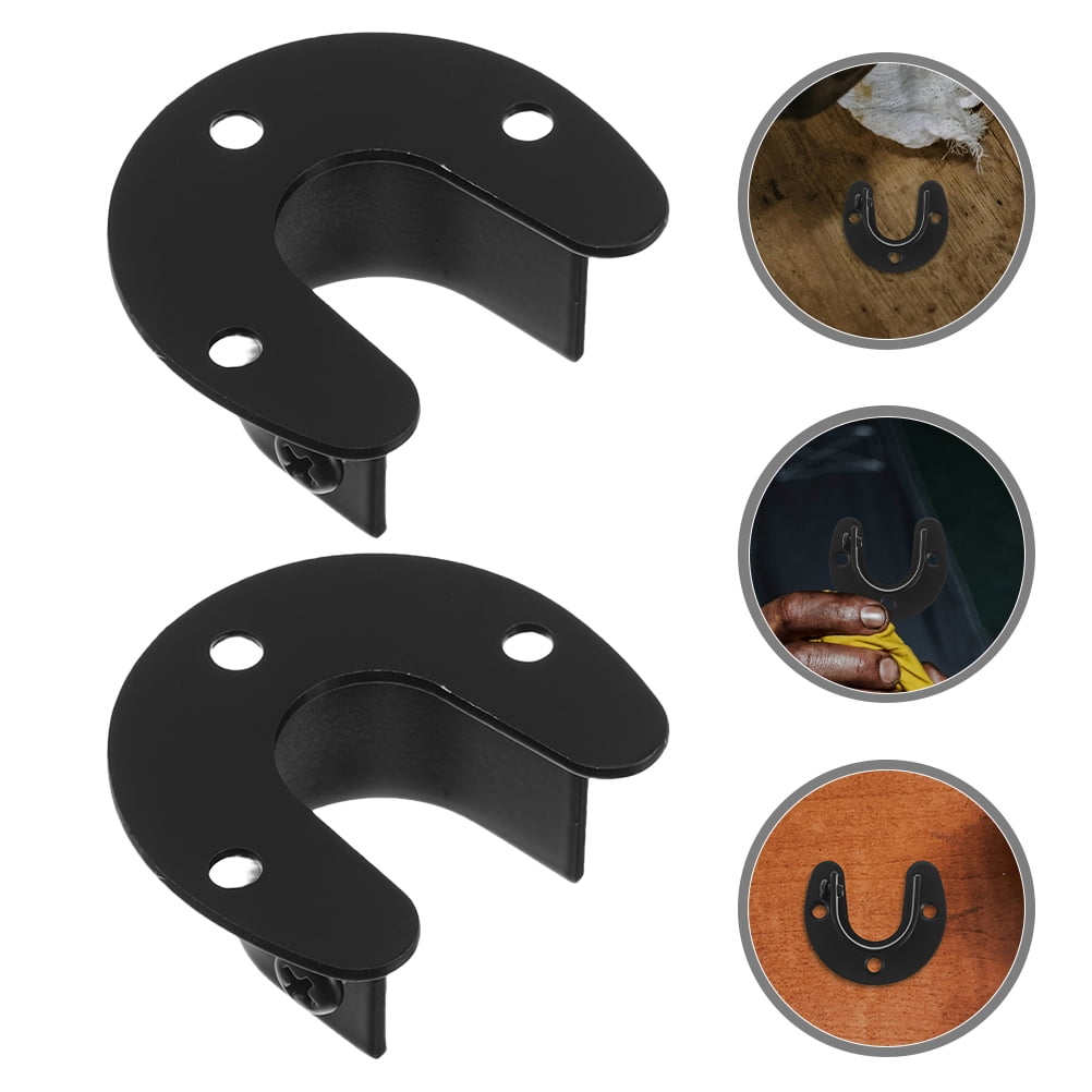 GOOHOCHY 2PCS Stainless Steel Closet Rod End Supports Wardrobe Bracket ...