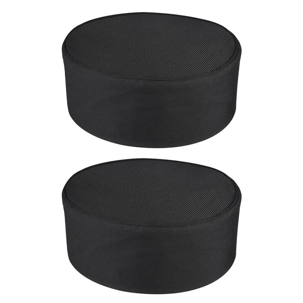 GOOHOCHY Chef Hat Kitchen Work Hat Black 2Set 7.47X7.47X3.14in ...