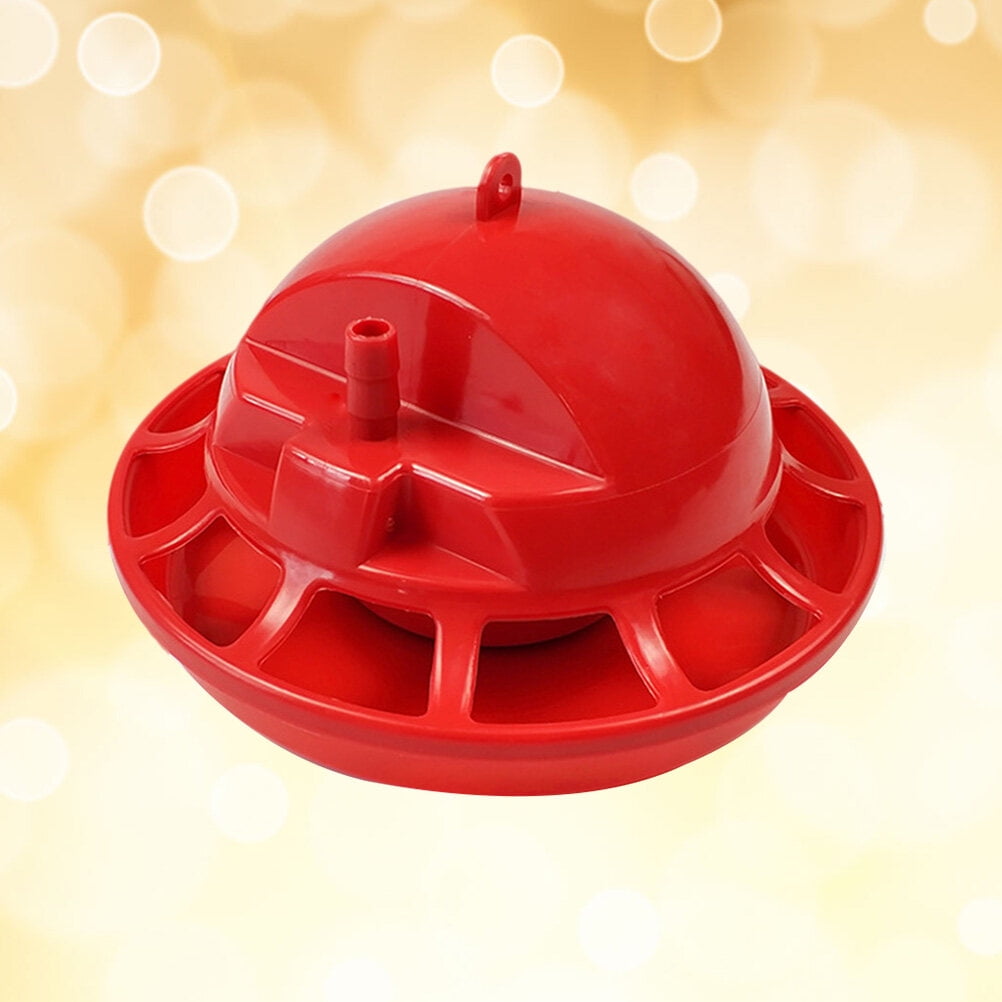 GOOHOCHY 2Pcs Duck Goose Automatic Water Feeder Red Pp Cup for Chickens ...