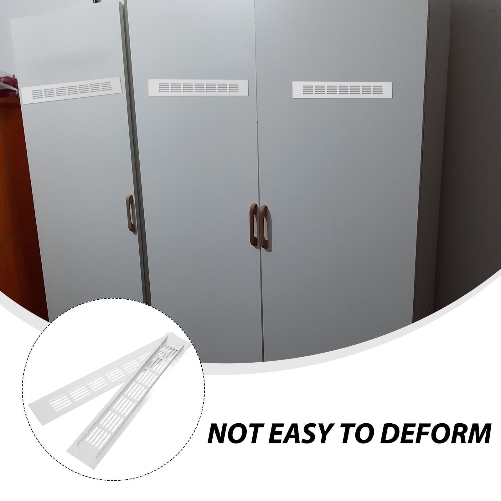 GOOHOCHY 2Pcs Grille Vent Covers Rectangle Mesh Air Vent Louvered ...