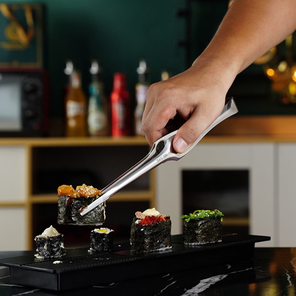 GOOHOCHY 2Pcs Household Grill Tongs Multifunction Cooking Tongs ...
