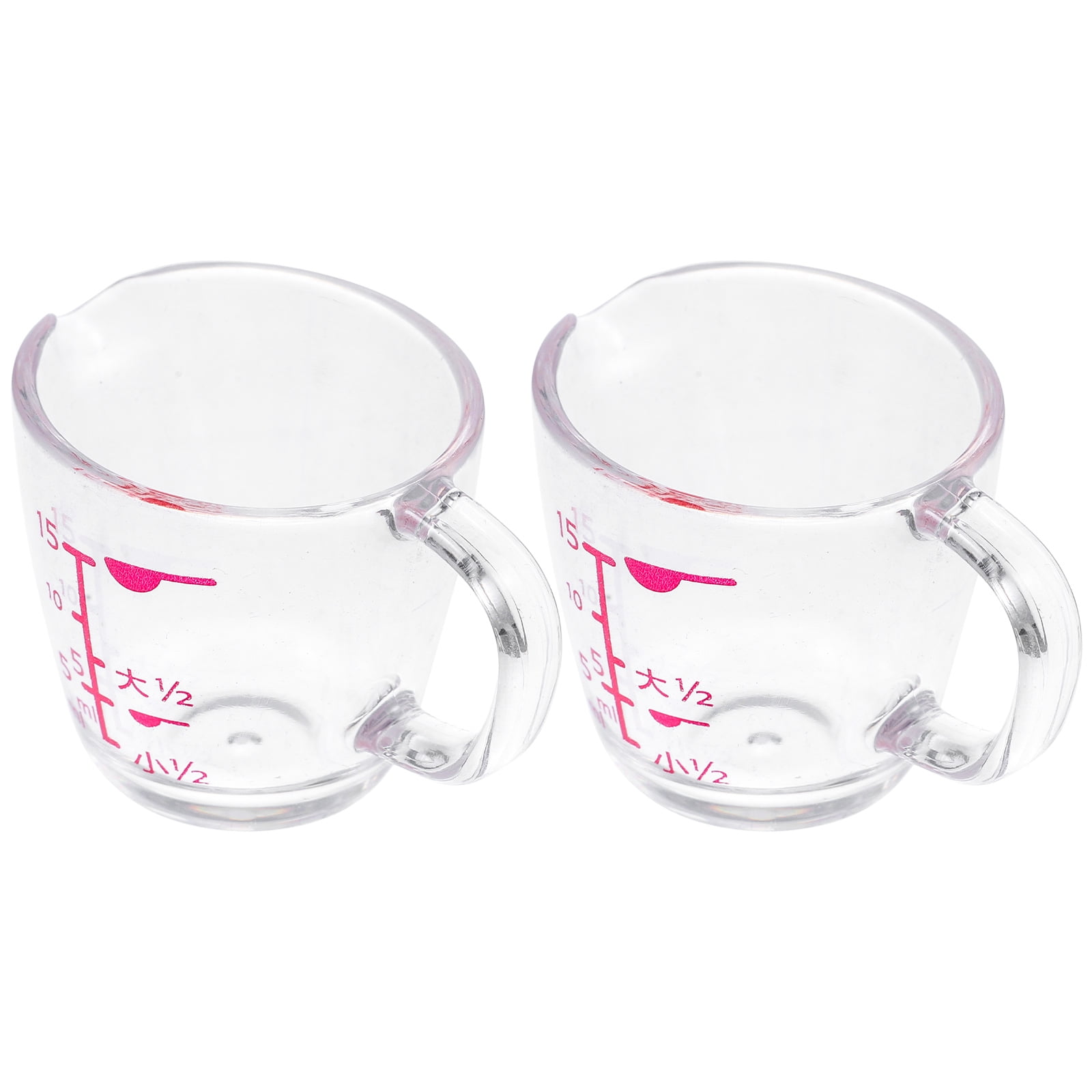 GOOHOCHY Graduated Cup As Plastic 2Pcs 2.2x1.4x1.4in - Walmart.com