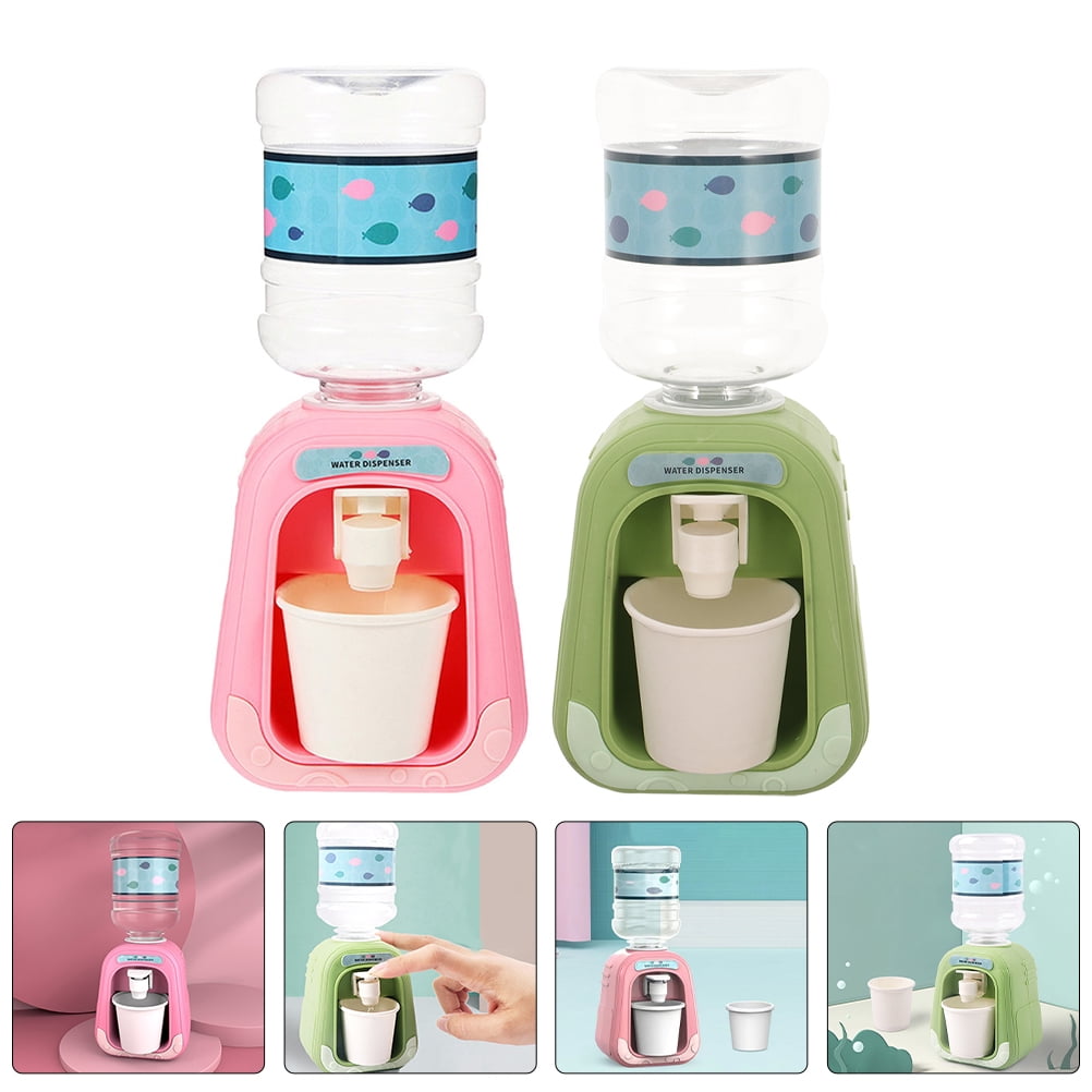 GOOHOCHY 2Pcs Mini Water Dispenser For Kids Toy Drink Machine Cute ...