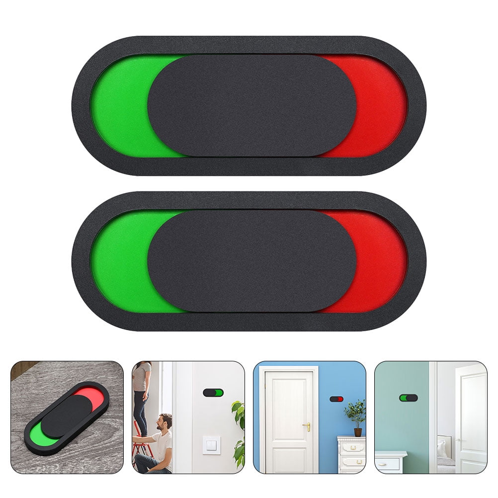 GOOHOCHY 2Pcs Privacy Sign Slider Indicator Door Sign Vacant Occupied ...
