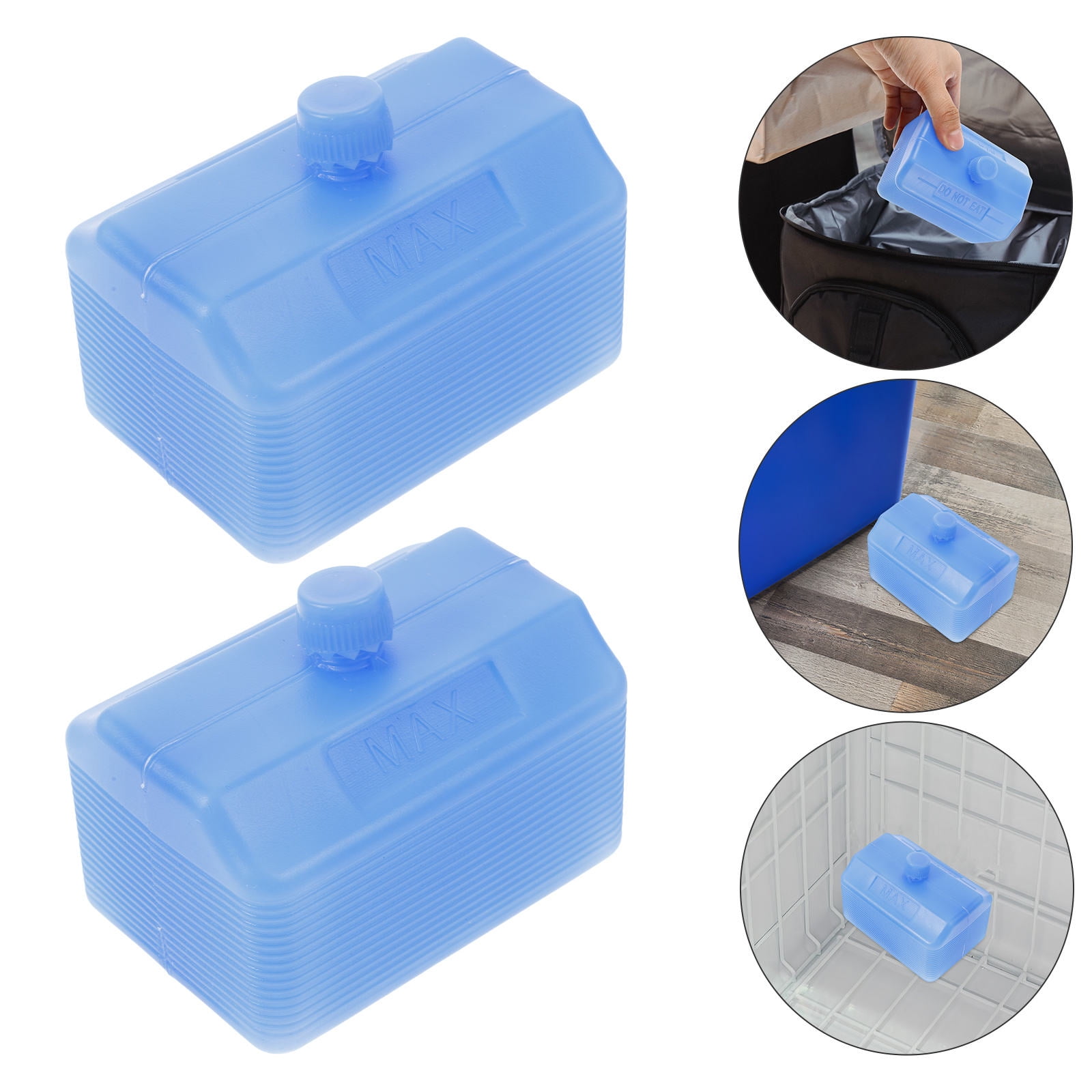 GOOHOCHY 2Set Picnic Ice Packs Reusable Cooler Ice Holders for Air ...