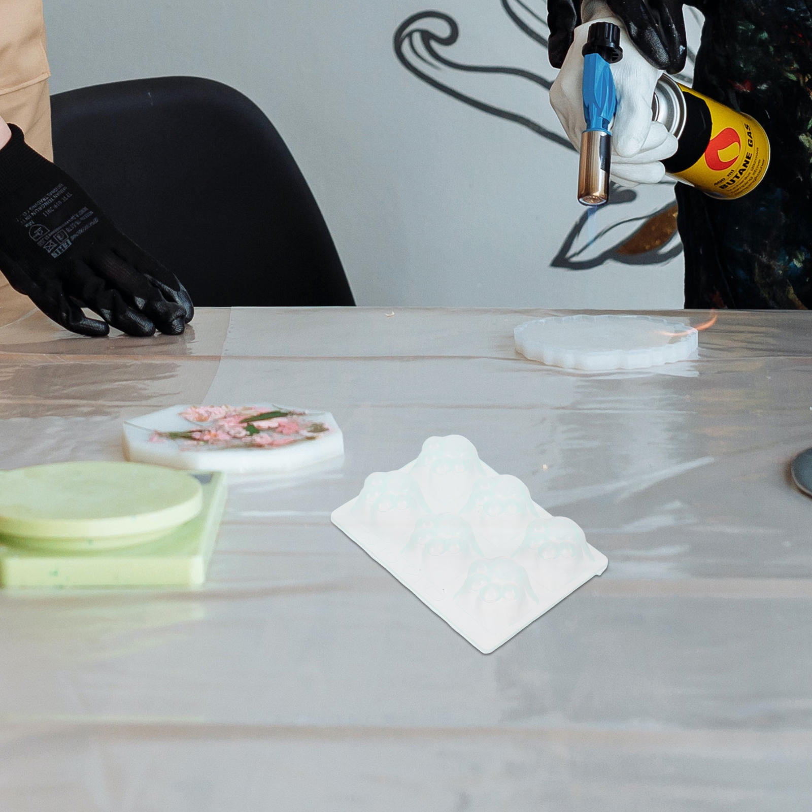 GOOHOCHY 2Set Silicone Keycaps Mold Keyboard Resin Mold Silicone Epoxy ...