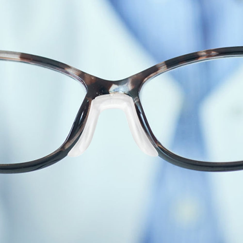 GOOHOCHY 2pcs Anti Slip Silicone Eyeglass Nose Pads Soft Nose Bridge ...