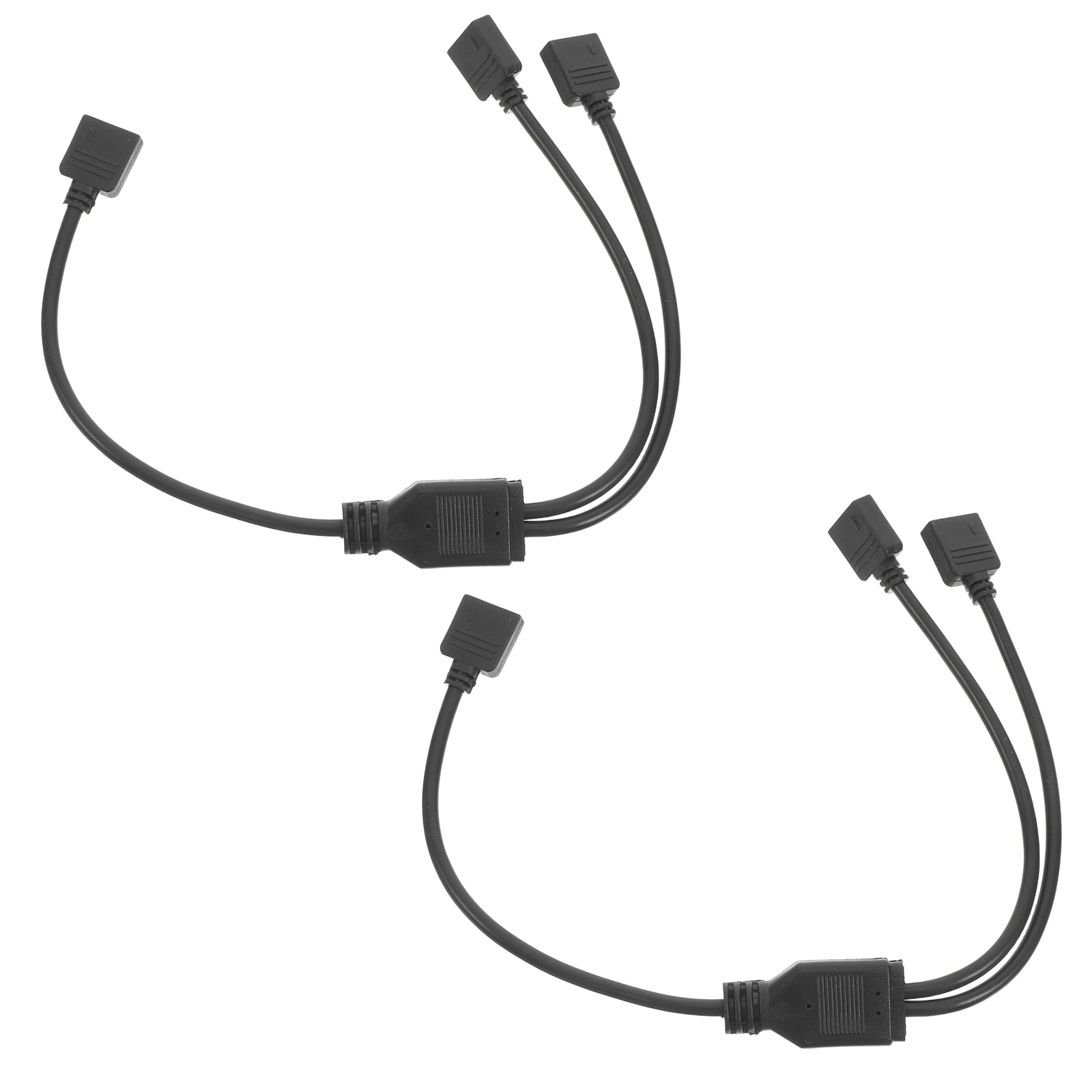 GOOHOCHY 2pcs Argb Splitter Cable 1 To 2 5v 3 Pin Addressable Splitter ...
