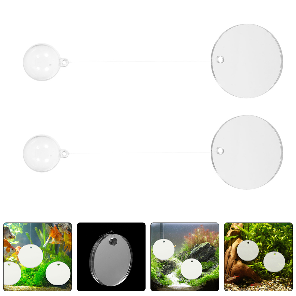 GOOHOCHY 2pcs Betta Fish Tank Mirror Betta Training Mirror Acrylic ...