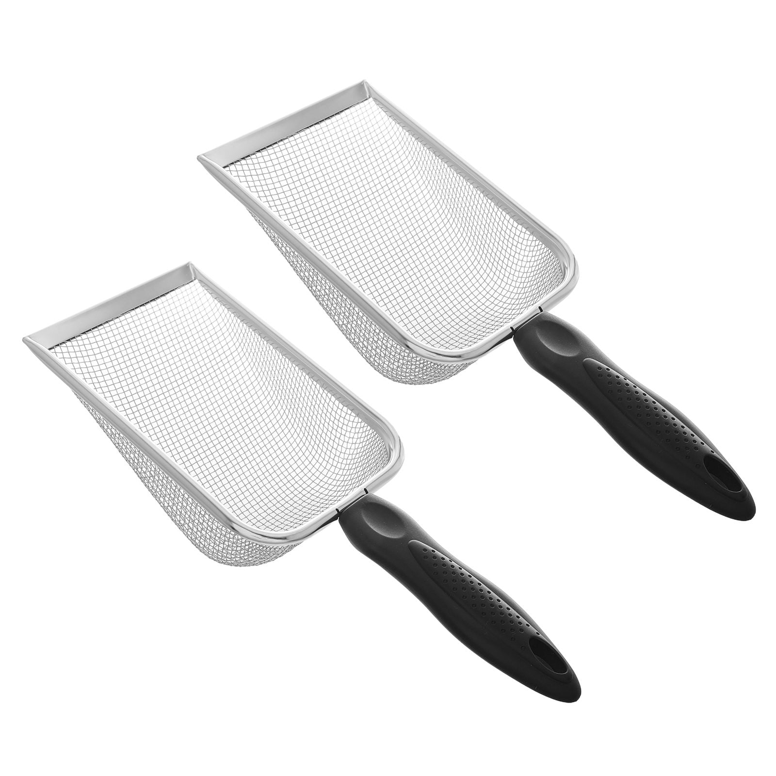 GOOHOCHY 2pcs Cat Litter Scoop Metal Scooper Metal Sifter Heavy Duty ...