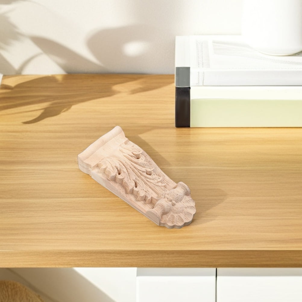 GOOHOCHY 2pcs Decorative Carved Wood Corbels Elegant European Style ...