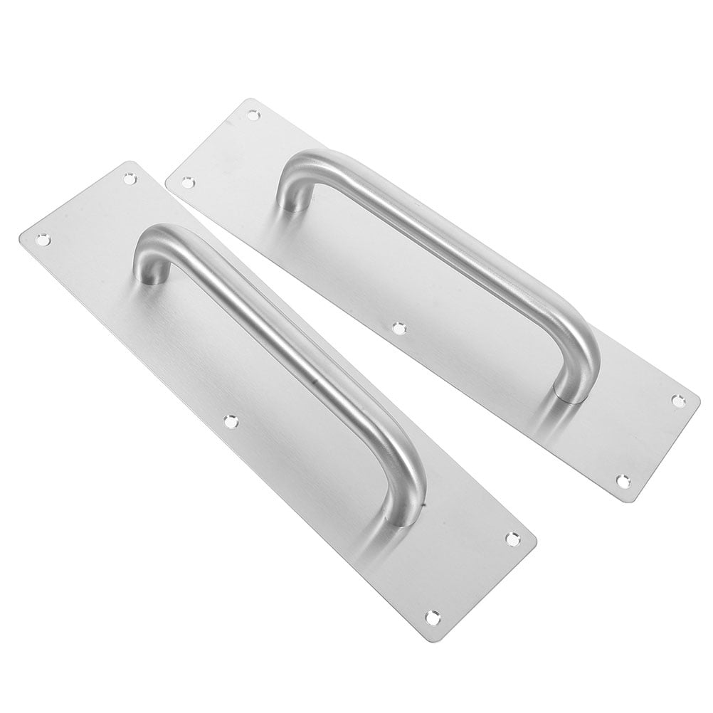GOOHOCHY 2pcs Door Pull Push Plates Barn Door Pulls Garage Door Handle ...