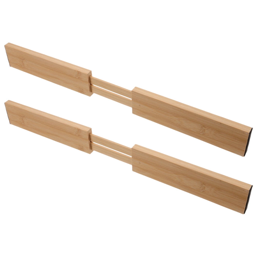 GOOHOCHY 2pcs Drawer Divider Kitchen Expandable Drawers Organizer ...