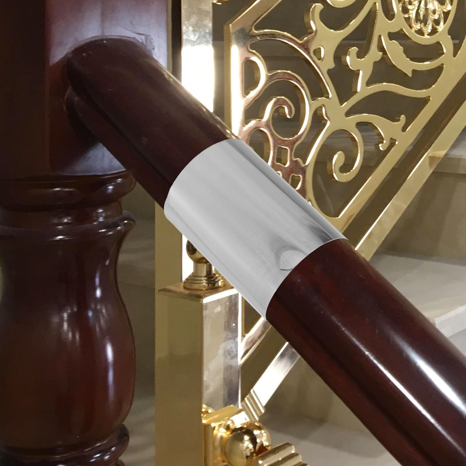 GOOHOCHY 2pcs End Closure Handrail Finish Metal Stair End Cap Handrail ...