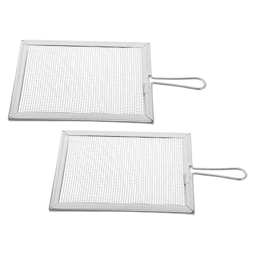 GOOHOCHY 2pcs Fine Mesh Strainer Sieve Metal Pottery Filter Sieve Glaze ...