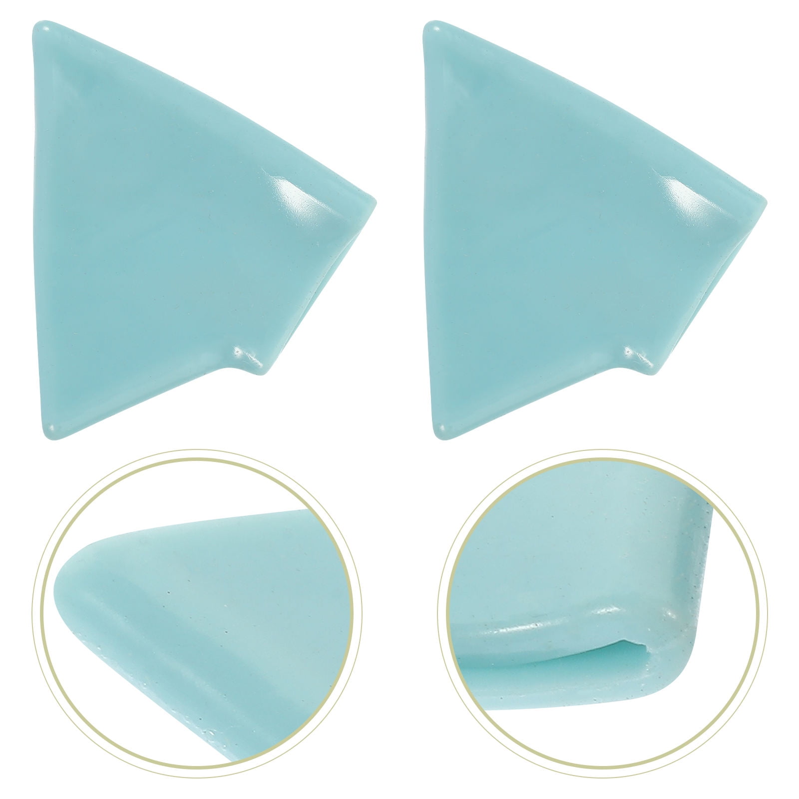 FUTUREORYY Silicone Finger Protectors Blue 2Pcs 1.97X1.77X0.08In ...