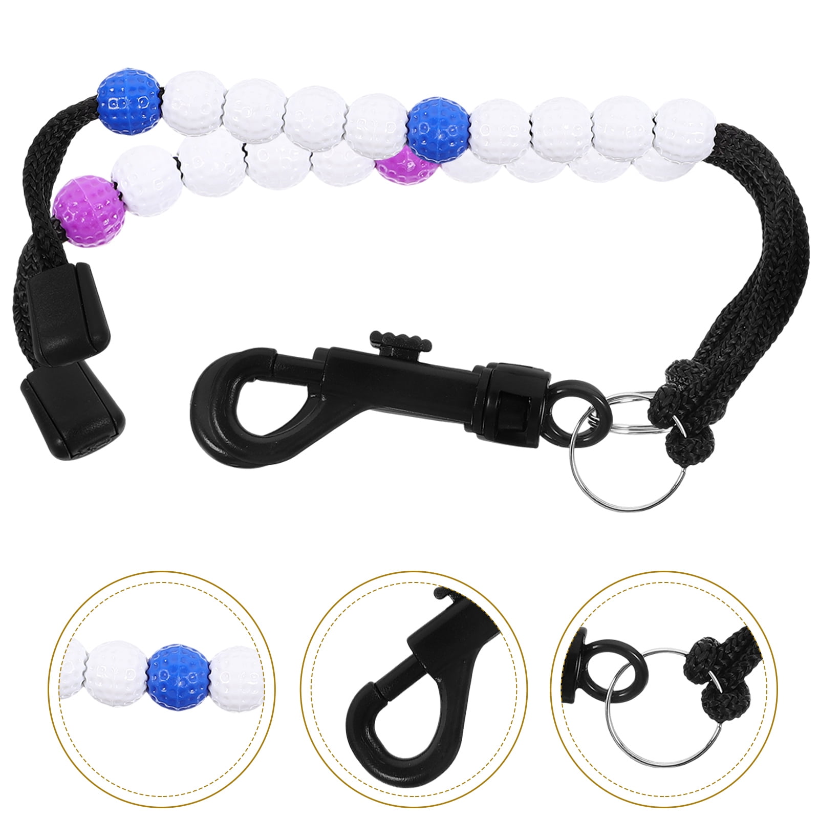 GOOHOCHY 2pcs Golfs Scoring Bead Golfs Scoring Chain Golfs Score ...