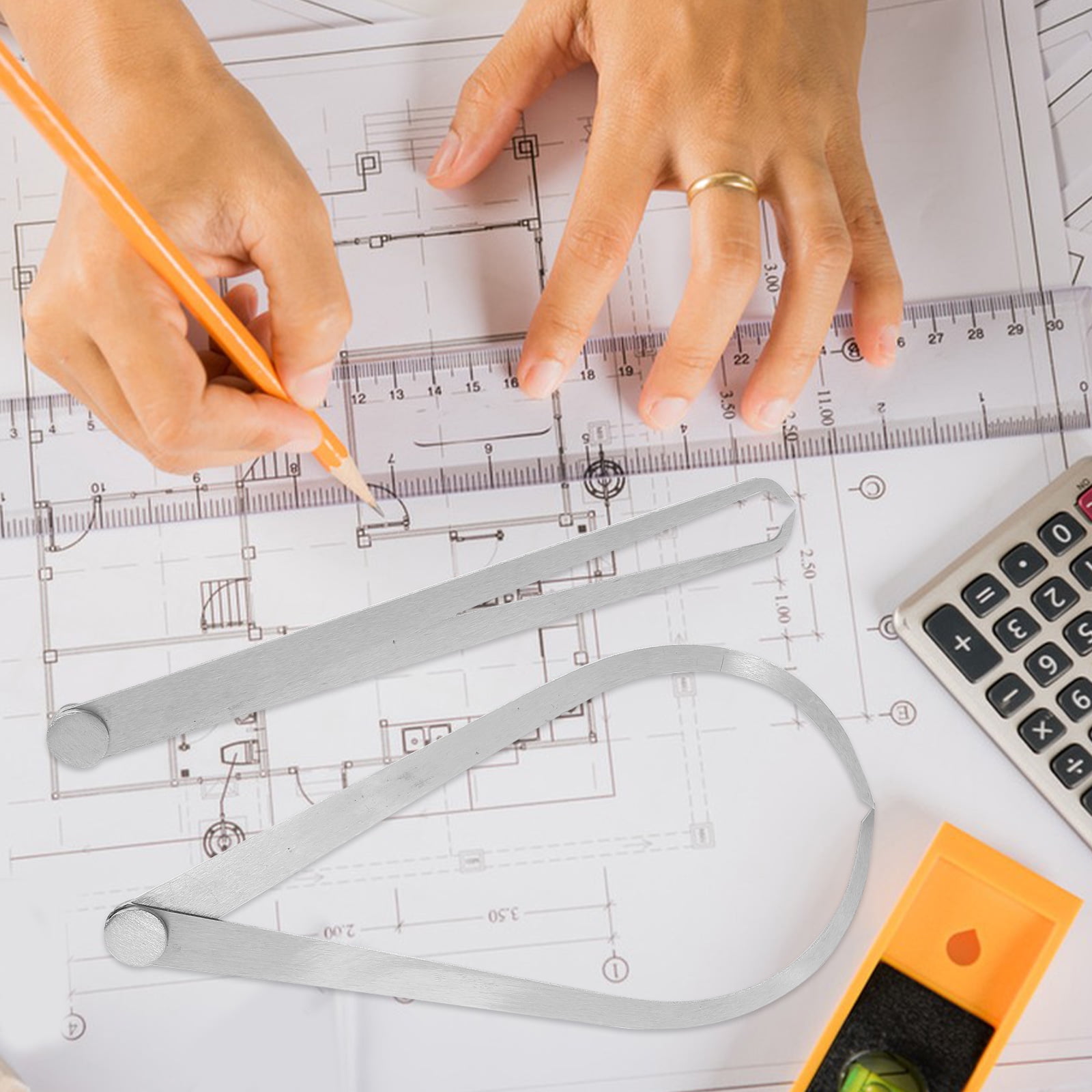 GOOHOCHY 2pcs High Precision Stainless Steel Friction Joint Measuring ...