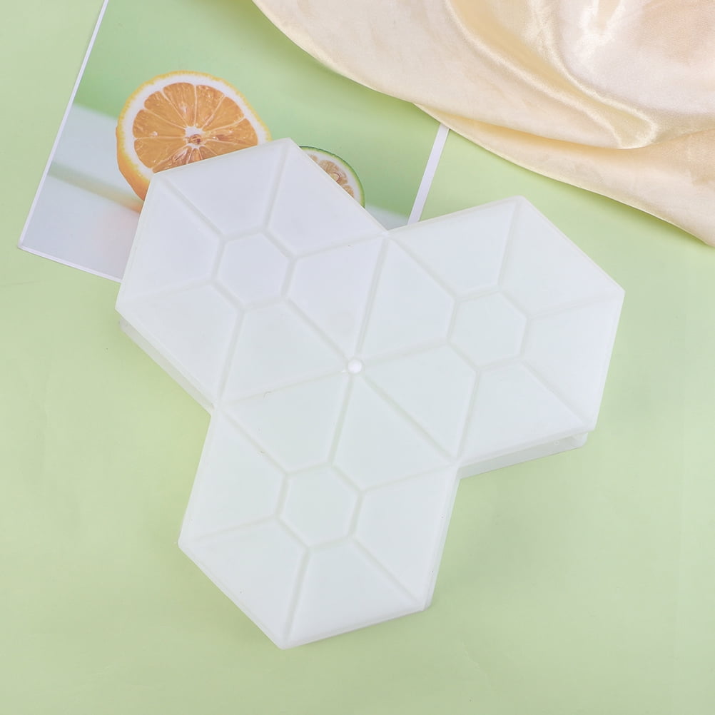 GOOHOCHY 2pcs Interlocking Brick Mold For Patio And Garden Pathway ...