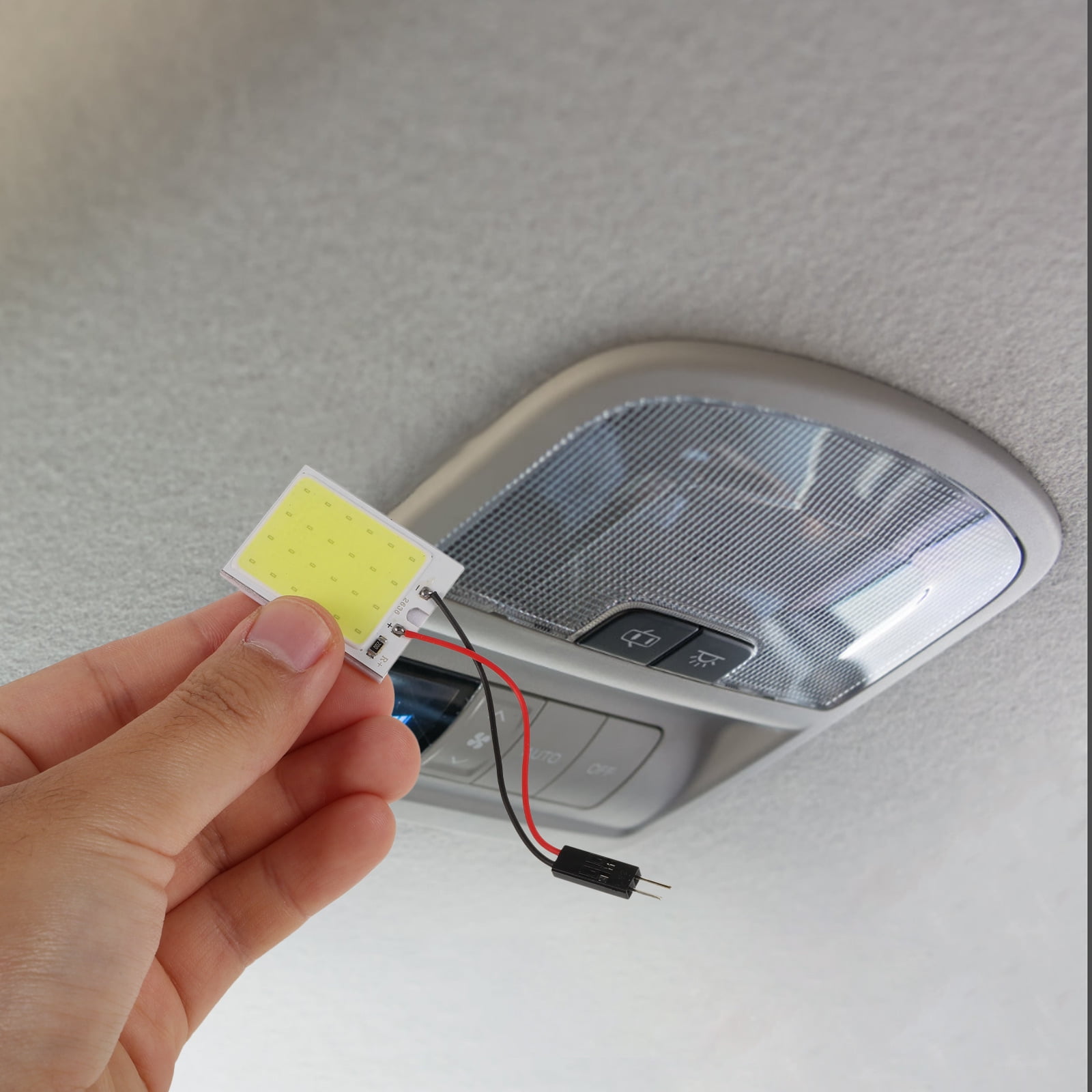 GOOHOCHY 2pcs LED Car Panel Interior Lights Vehicle Interior Dome Map ...