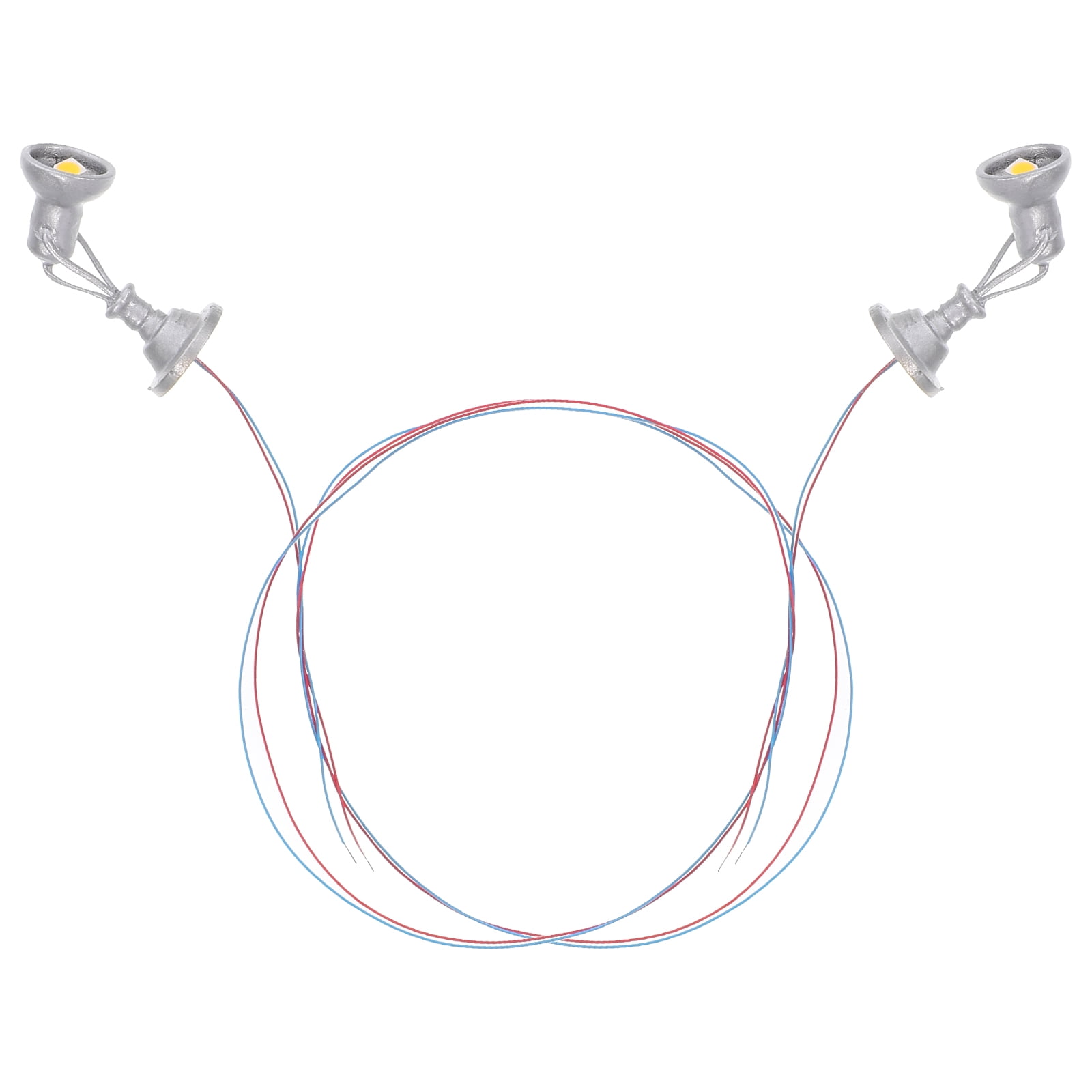 GOOHOCHY 2pcs Model Railway Train Signal Lights Miniature Traffic Light ...