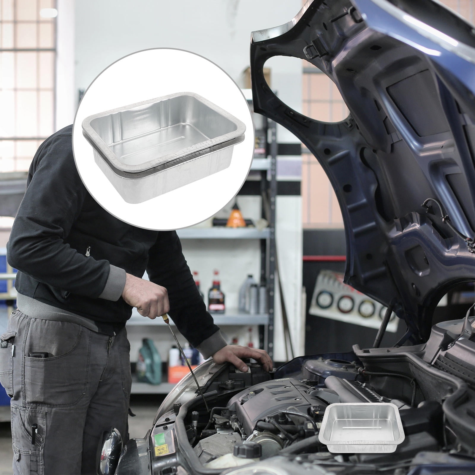 GOOHOCHY 2pcs Oil Drain for Oil Changing Car Waste Engine Oil Collector ...