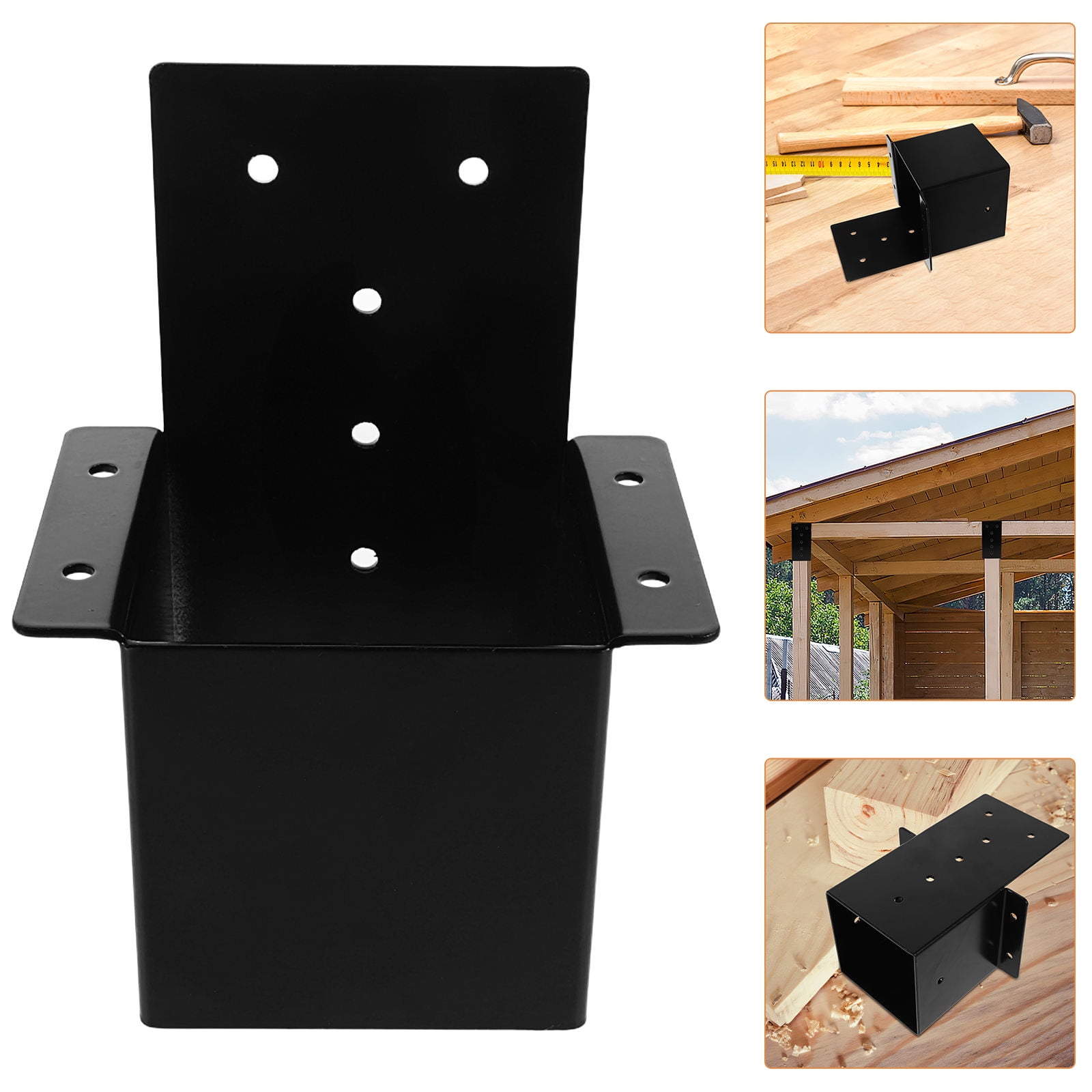 GOOHOCHY 2pcs Pergola Post Top Rafter Brackets Deck Post Base 4 X 4 ...