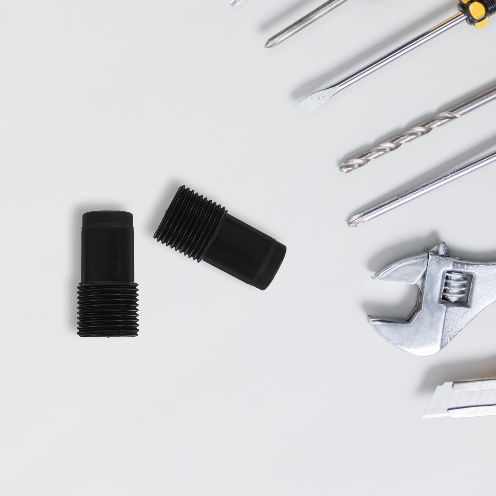 GOOHOCHY 2pcs Plastic Threaded End Broom Handle Adapter Mop Pole ...