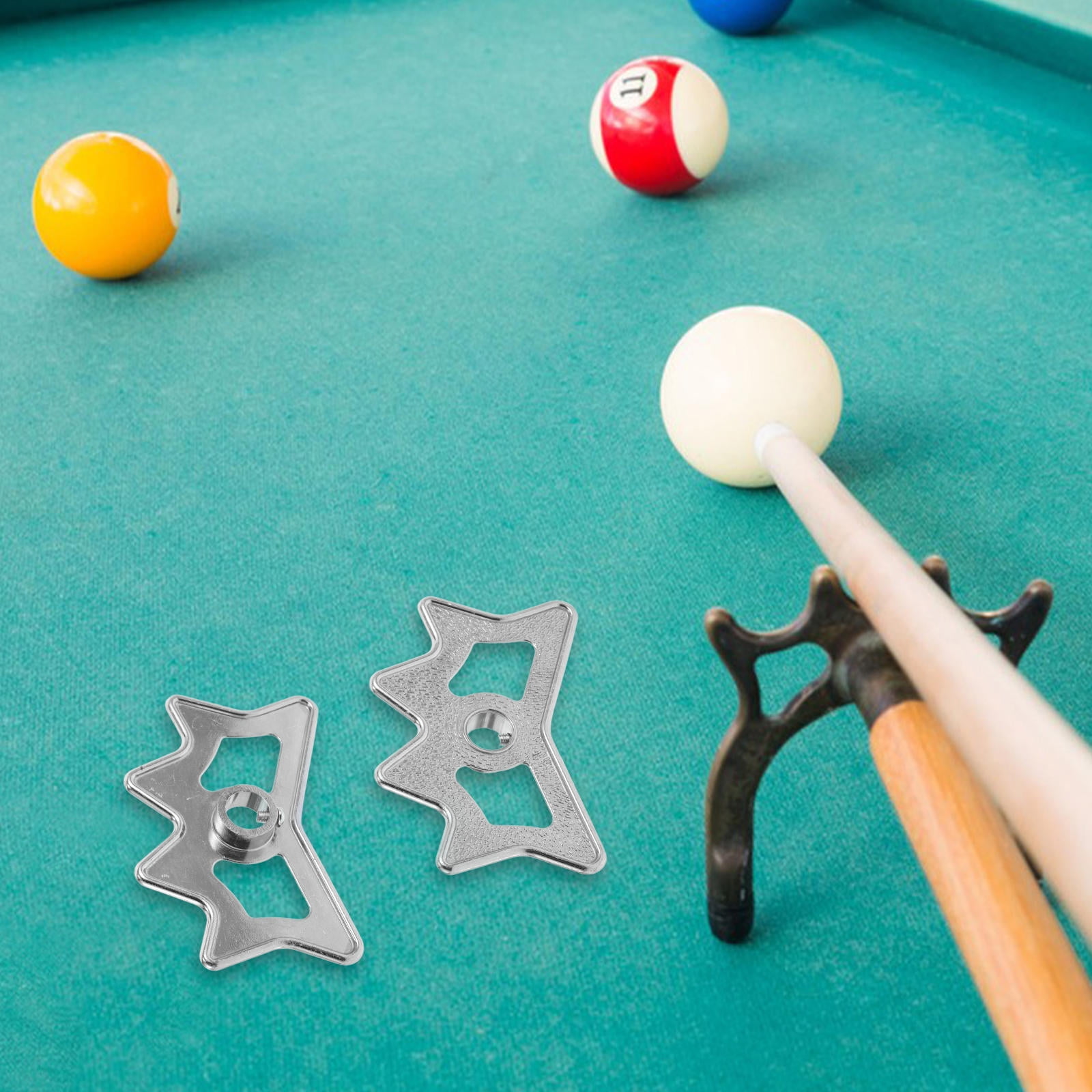 GOOHOCHY 2pcs Pool Bridge Billiard Stick Bridge Metal Billiard Bridge ...