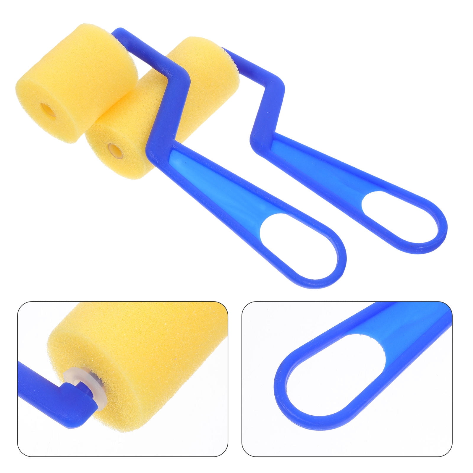GOOHOCHY 2pcs Portable Sponge Painted Sponge Rollers Useful Graffiti ...