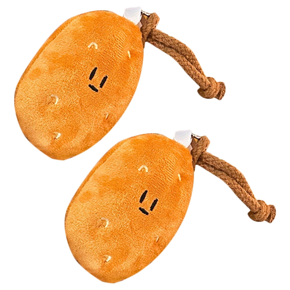 GOOHOCHY 2pcs Potato Plush Pendant Cute Potato Dolls For Backpack ...