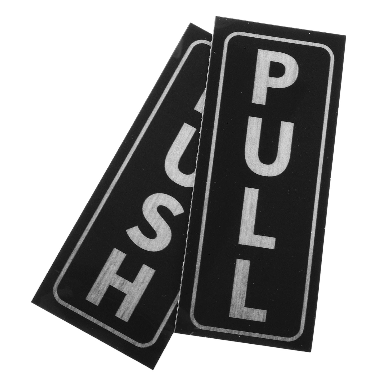 GOOHOCHY 2pcs Push Pull Door Signs Self-Adhesive Push Pull Label ...