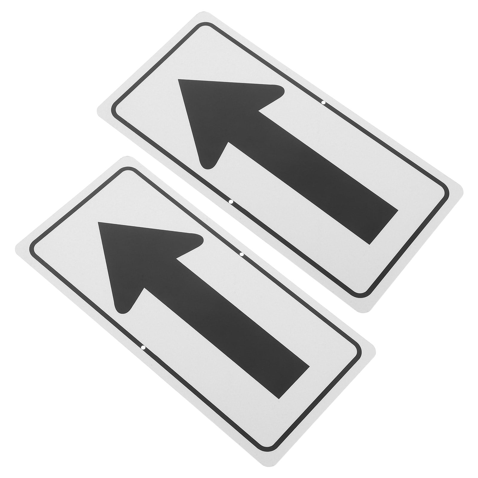 GOOHOCHY 2-Pack Reflective Aluminum Arrow Signs for Traffic Direction ...