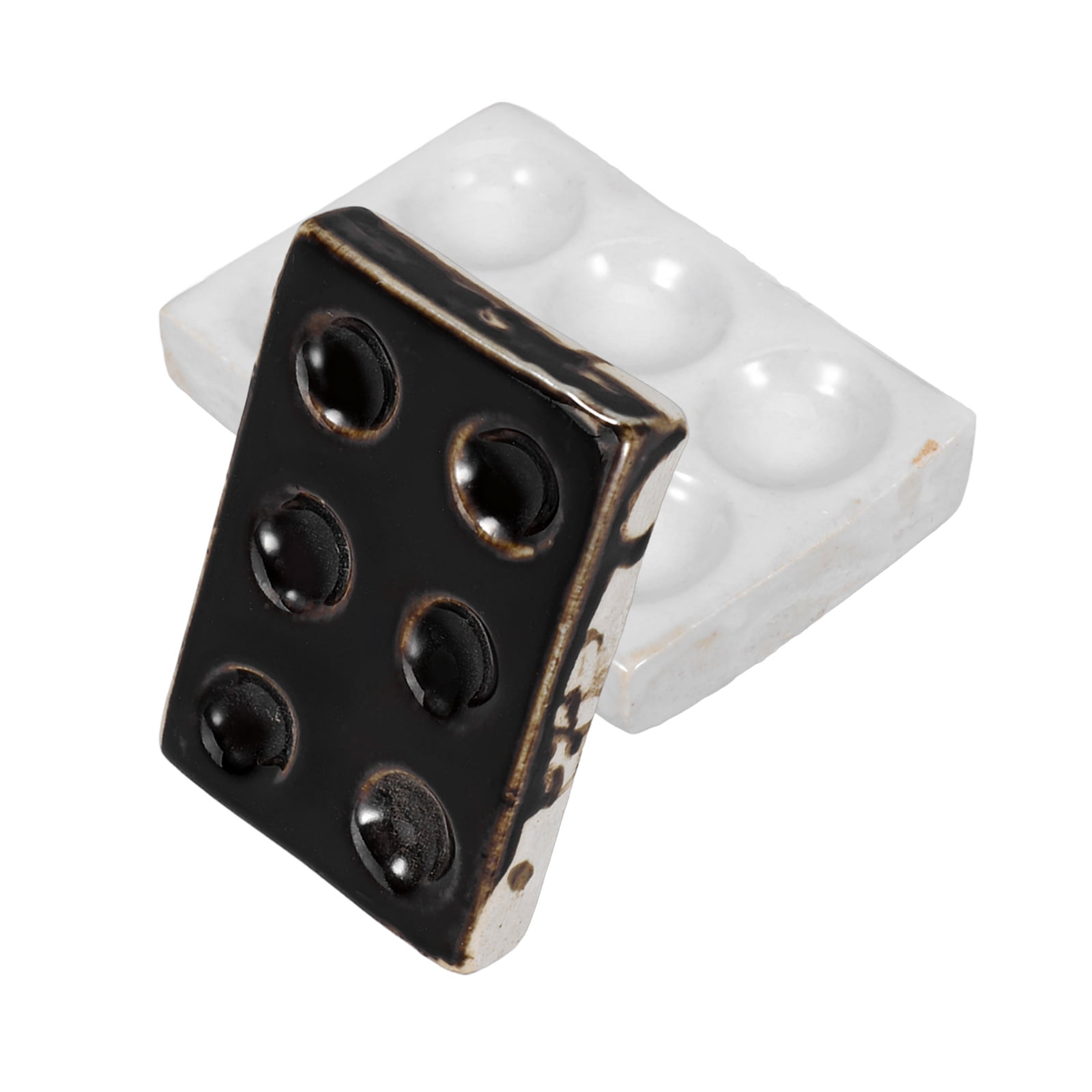 GOOHOCHY 2pcs Spot Plate Ceramic Reaction Plate Laboratory Tools ...