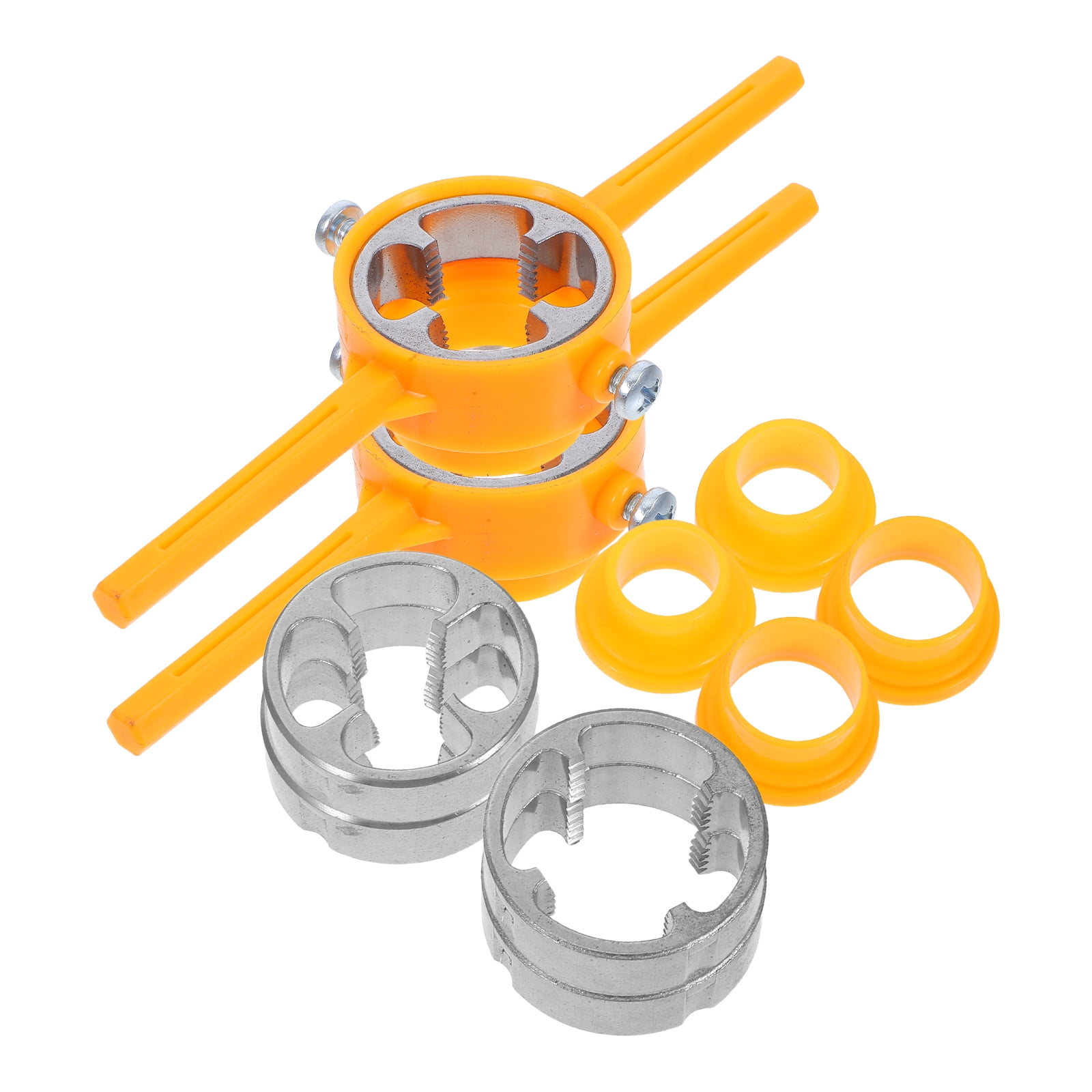 GOOHOCHY 2pcs Thread Die Kit Plastic Threader For Pvc Manual Round Die ...