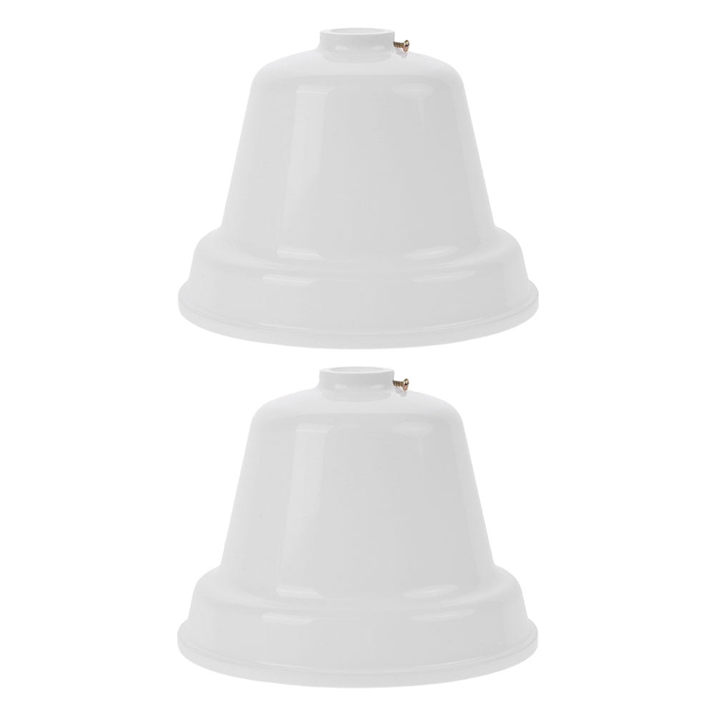 GOOHOCHY 2pcs Universal Ceiling Fan Top Cover Plastic Canopy Cap ...