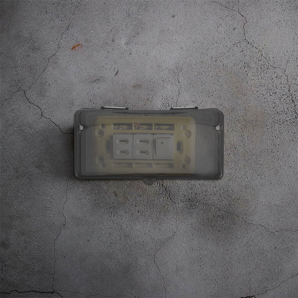 GOOHOCHY 2pcs Waterproof Electrical Box Outdoor Plug Cover Weatherproof ...