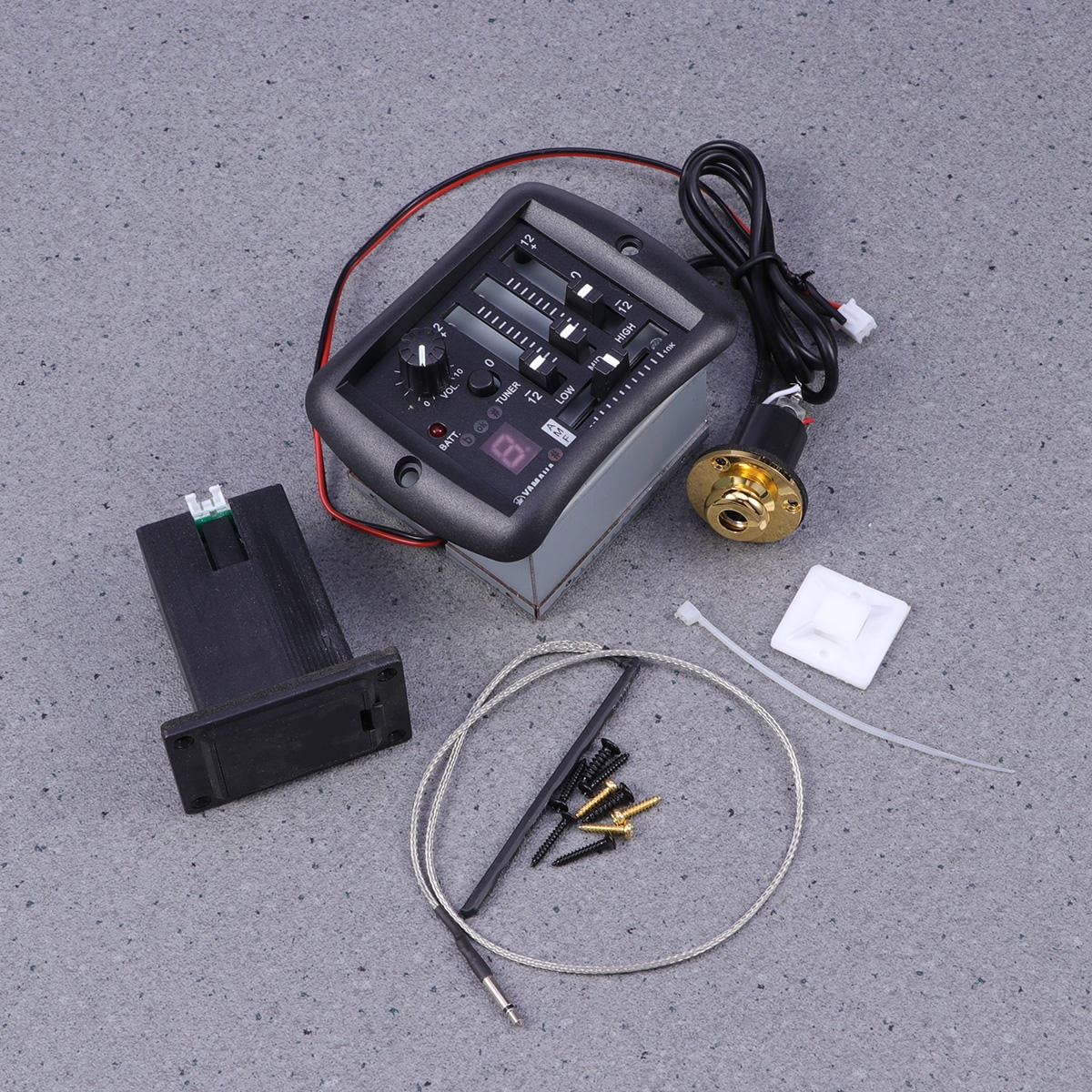 GOOHOCHY 3 Band EQ Equalizer Tuner System Acoustic Electric Guitar ...