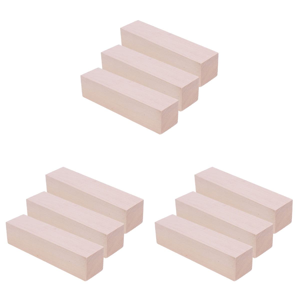 GOOHOCHY 3 Pack Small Timber Blocks Model Material Child - Walmart.com